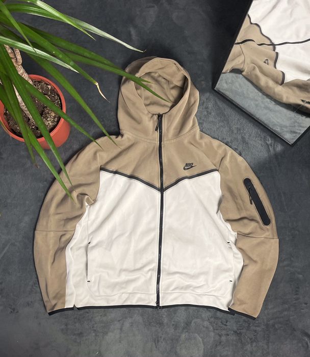 Nike Nike Tech Fleece Brown Zip Hoodie Ninja Neck Drill | Grailed