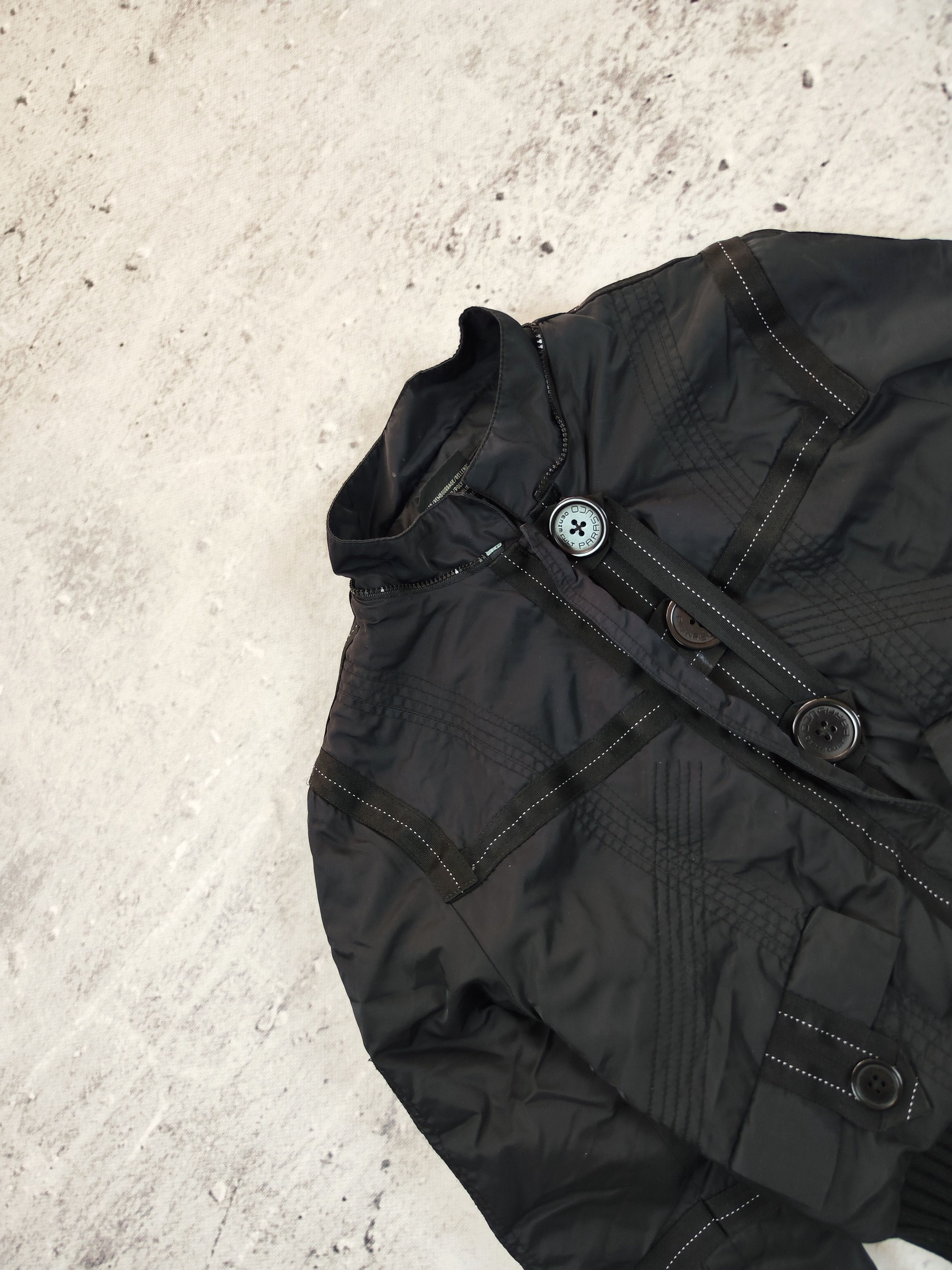 Designer Rare Parasuco y2k cyber jacket bomber japan korea avantgarde ...