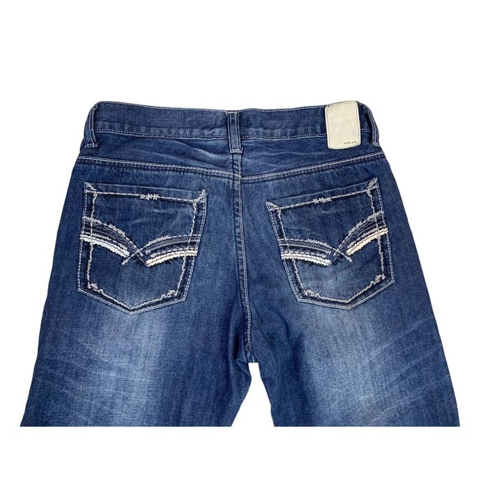 Helix HELIX Jeans Men 30X30 Relaxed Boot Cut Blue Denim Distressed ...