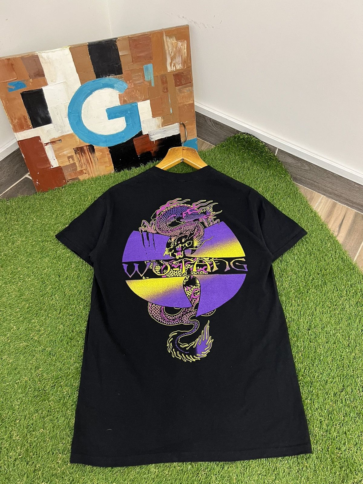 Vintage × Wu-Tang Clan Vintage Y2K Wu Tang Clan Logo T-Shirt | Grailed