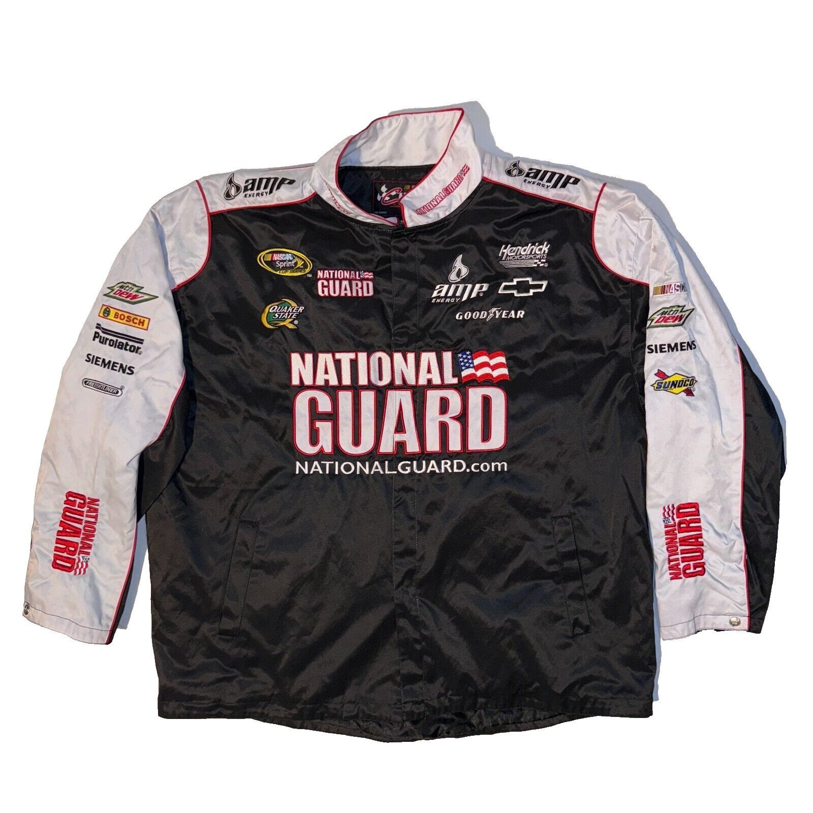 NASCAR NASCAR Dale Earnhardt Jr National Guard Jacket Chase Authent ...