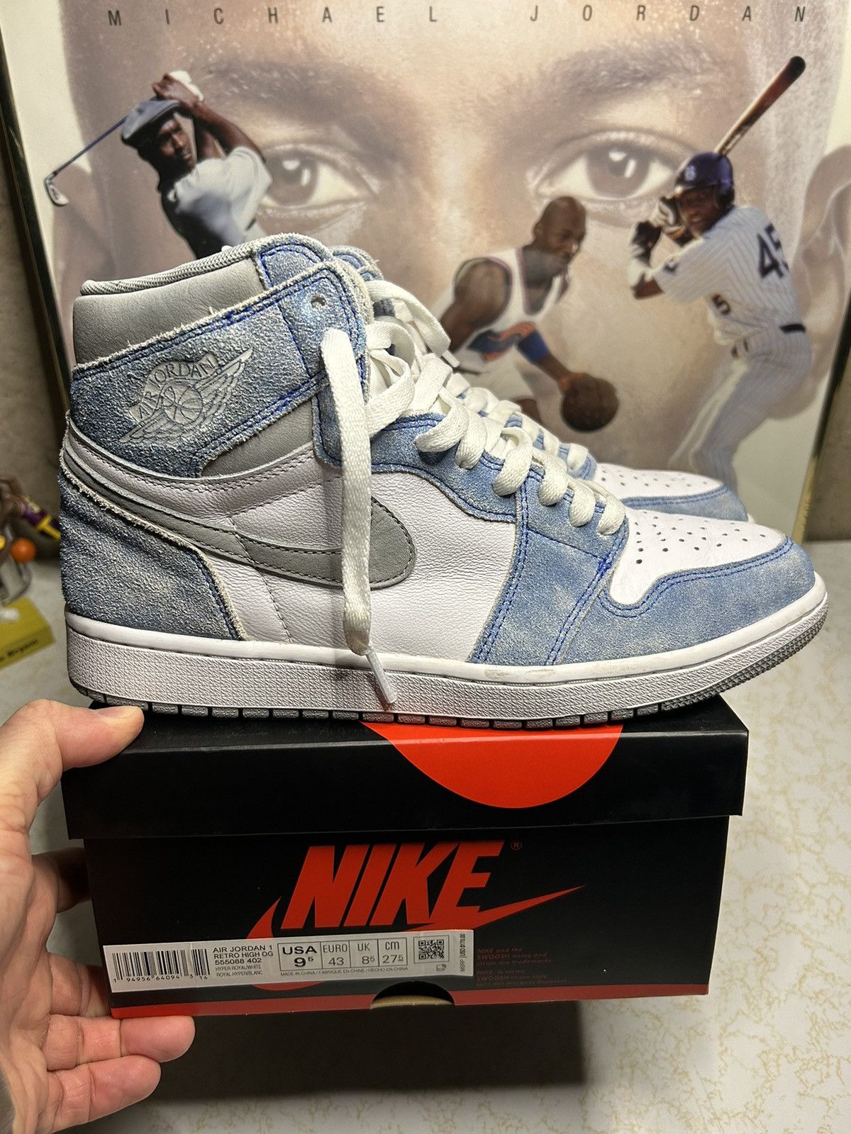Jordan Brand Air Jordan 1 Retro High hyper royal blue | Grailed
