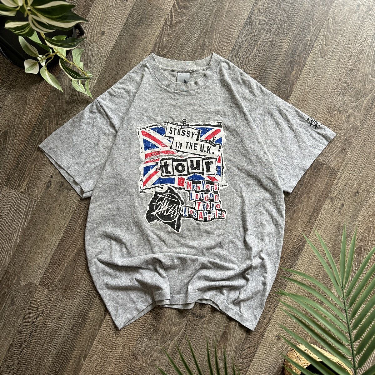 Band Tees × Stussy × Vintage Stussy Sex Pistols Anarchy In The Uk Tour