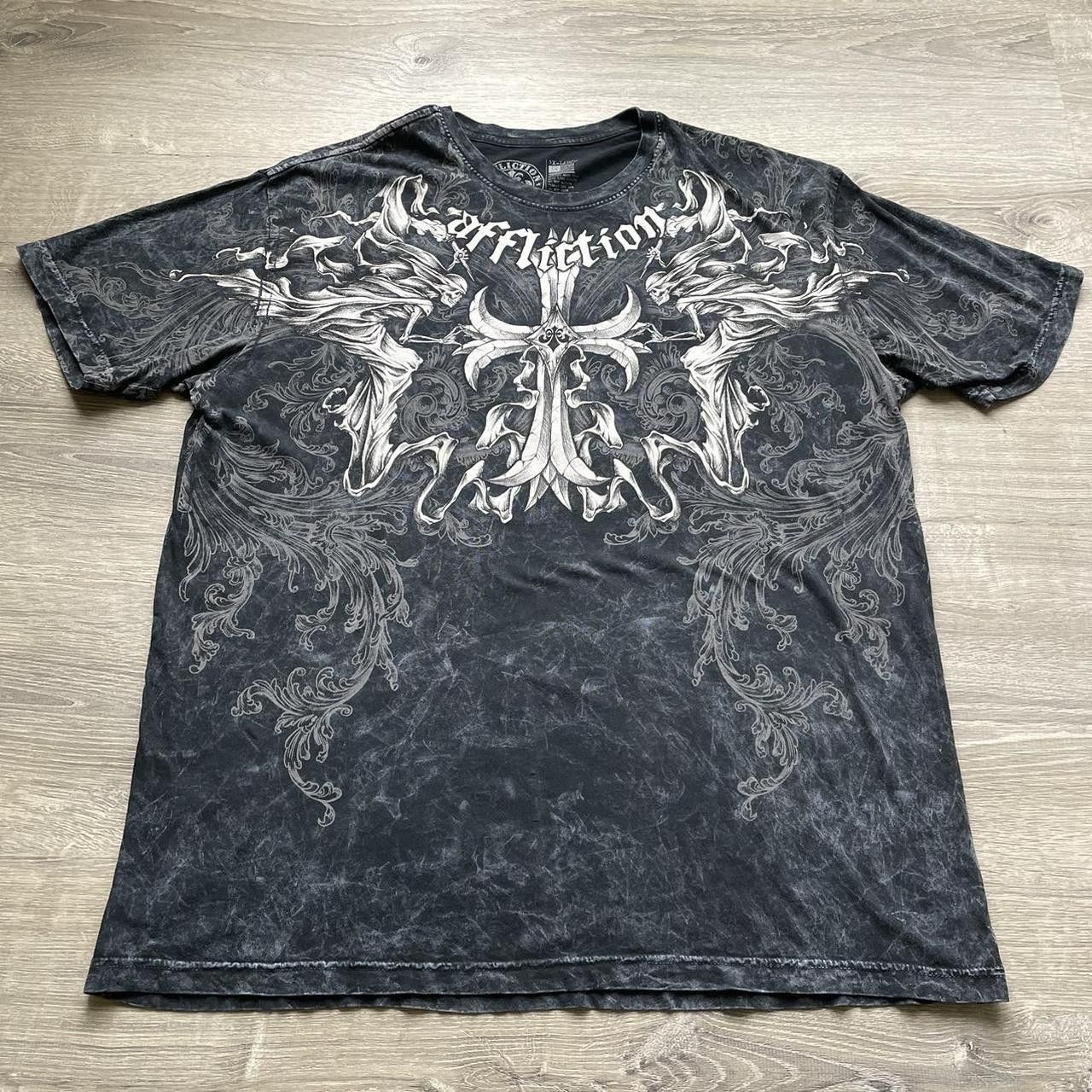 Affliction × Streetwear × Vintage Retro Y2K Affliction Cross Grunge ...