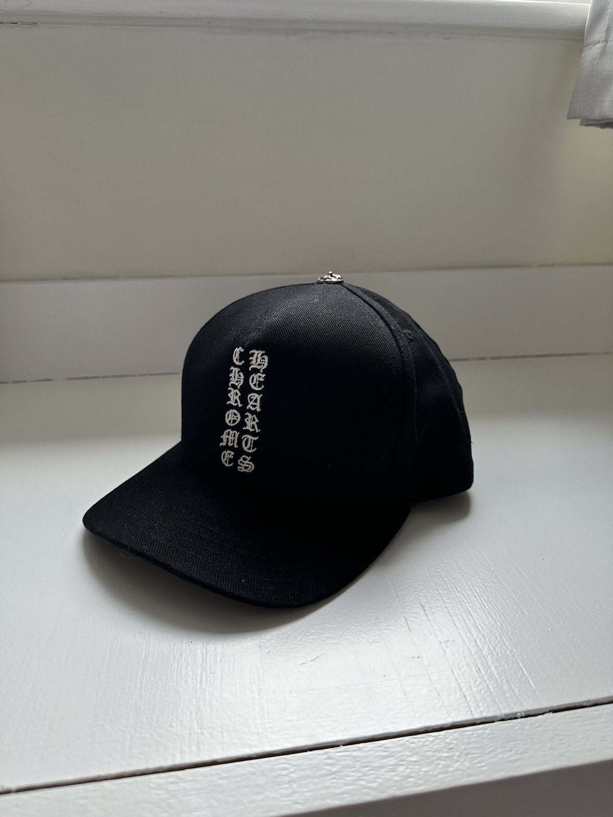 Chrome Hearts Chrome Hearts Sterling Silver Baseball Cap Hat Black ...