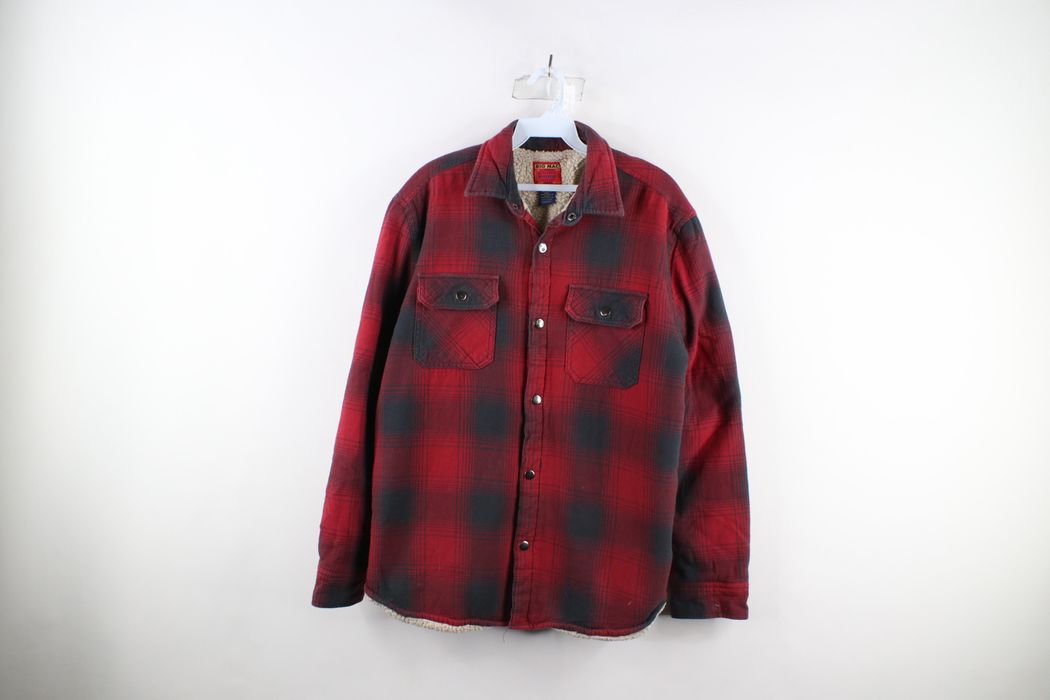 Vintage Vintage Big Mac Deep Pile Fleece Lined Flannel Shirt Jacket ...