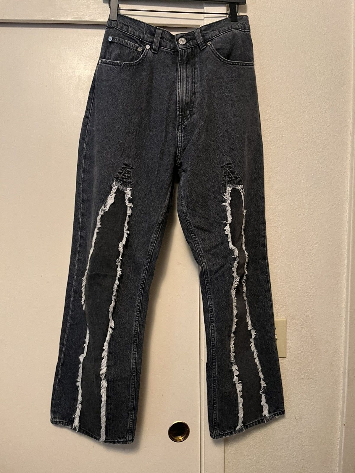 Our Legacy Our Legacy Third Cut Black Slash Denim | Grailed