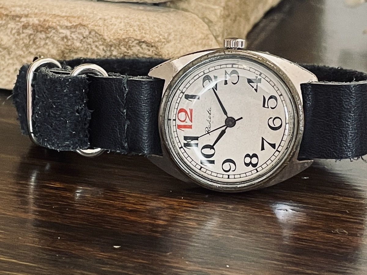 Vintage Soviet Vintage Watch Raketa Red 12 Mechanical Wristwatch | Grailed