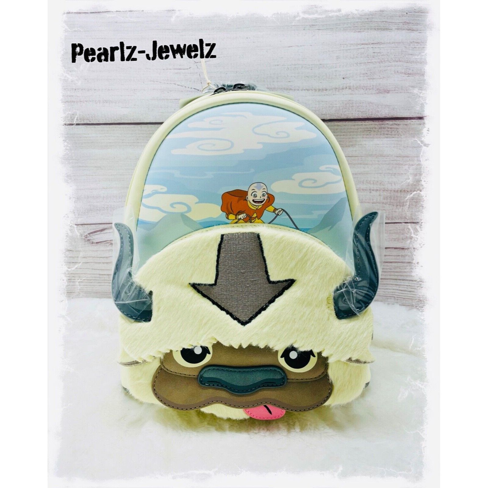 Disney Loungefly Nickelodeon Avatar Aang Appa Cosplay Plush Fury Fu ...