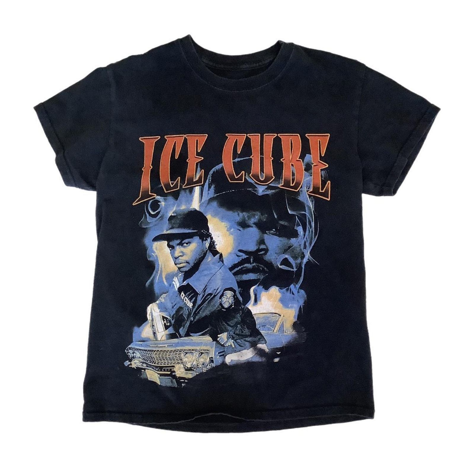Other ICE CUBE AMW Smoky Collage Black T-Shirt | Grailed