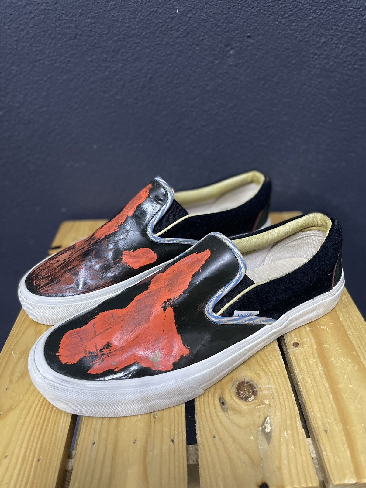 Vans ACU x Vans Classic Slip-On Hairy Crab ( Shanghai Block ) | Grailed