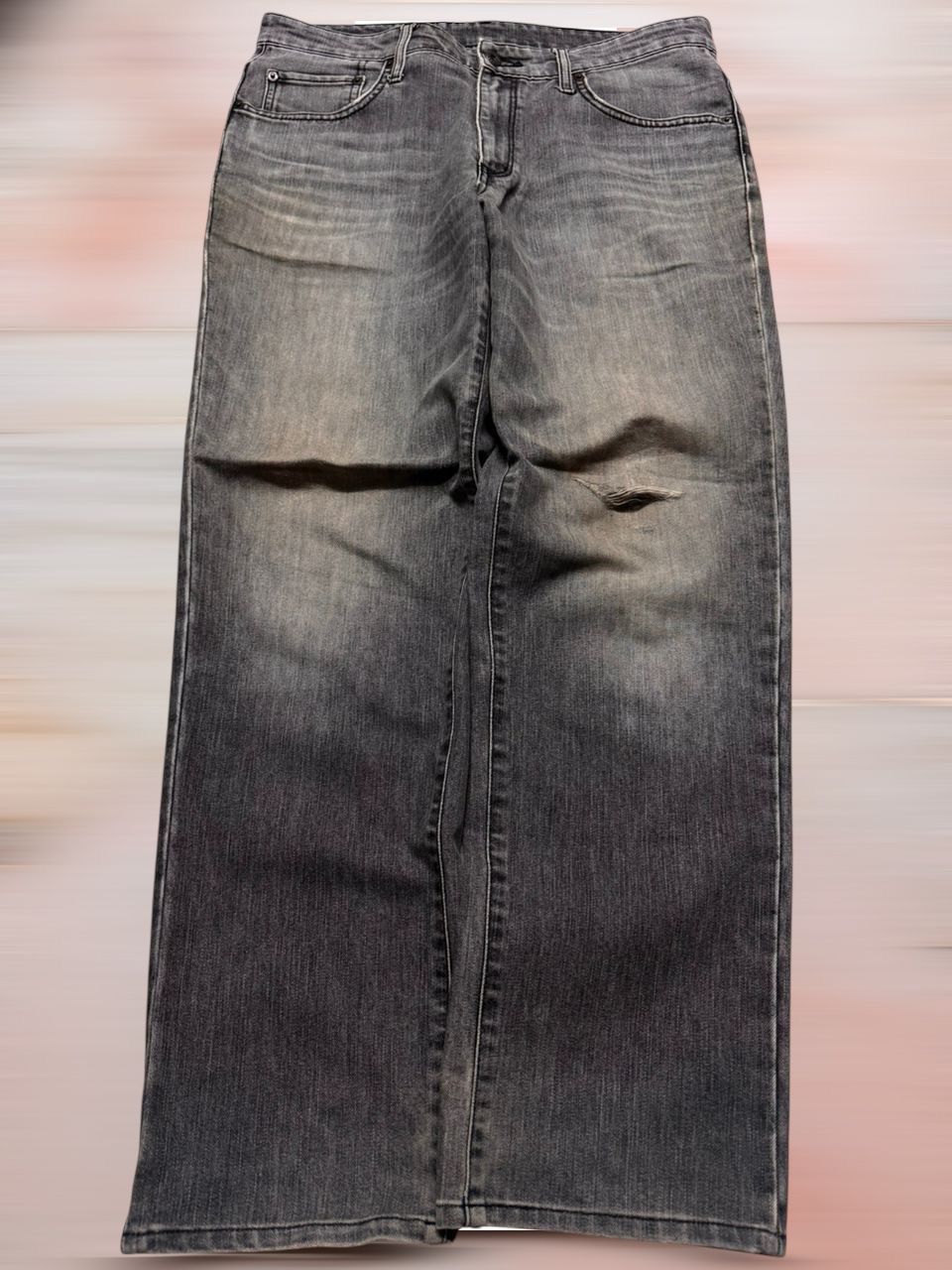Japanese Brand VINTAGE 2000s EDWIN CRAZY FADE DISTRESSED BAGGY | Grailed