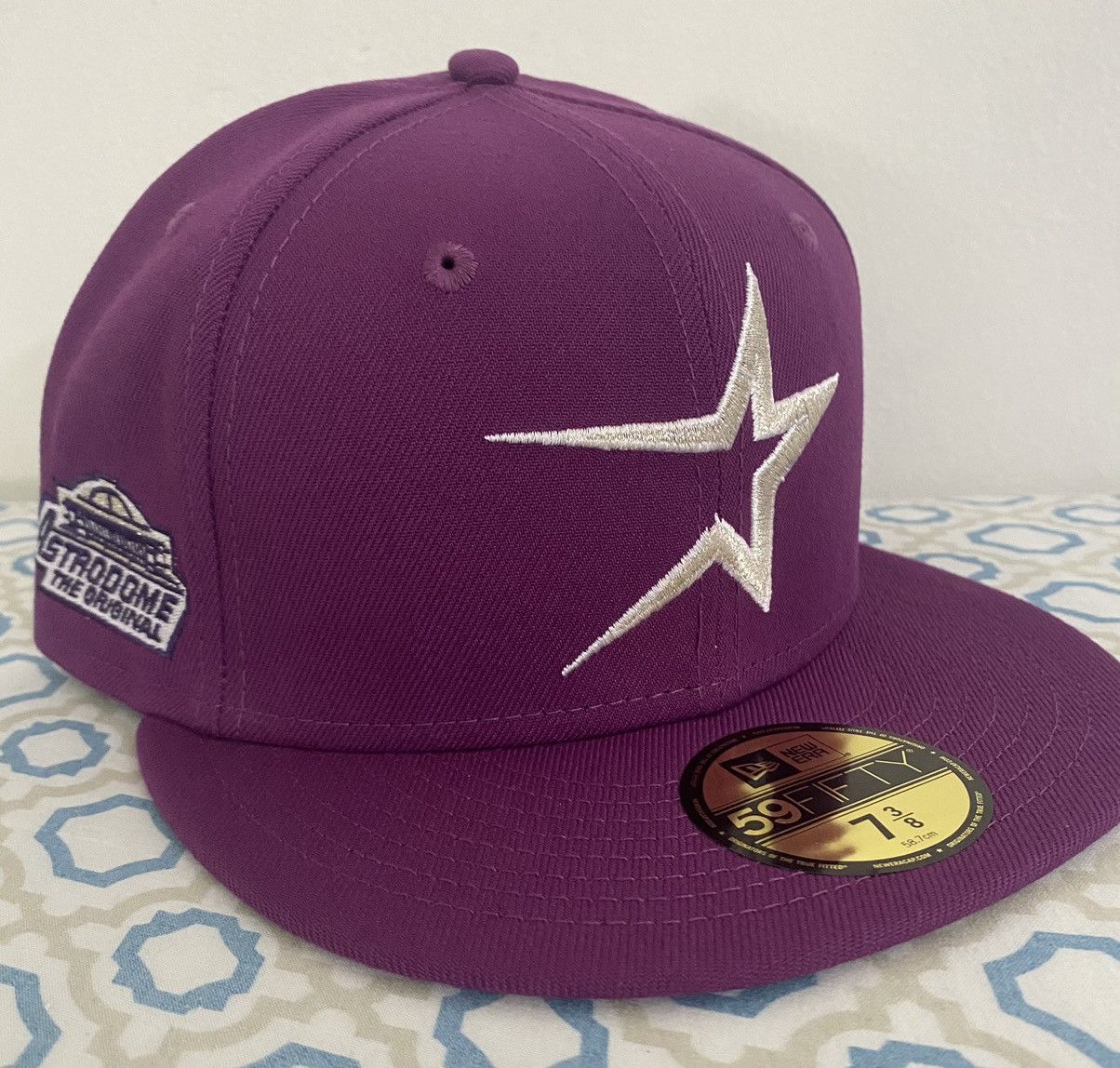 Hat Club × New Era 7 3/8 Hatclub Houston Astros Selena Purple New Era ...