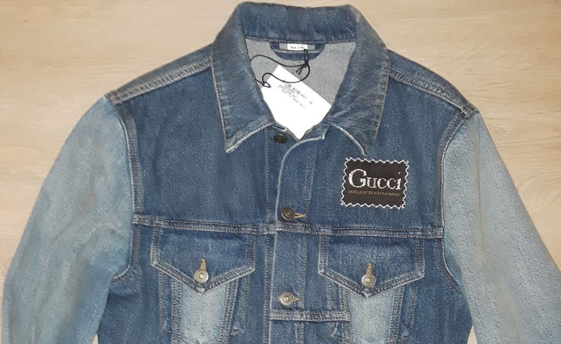 Gucci GUCCI monogram denim jacket NEW WITH TAGS | Grailed