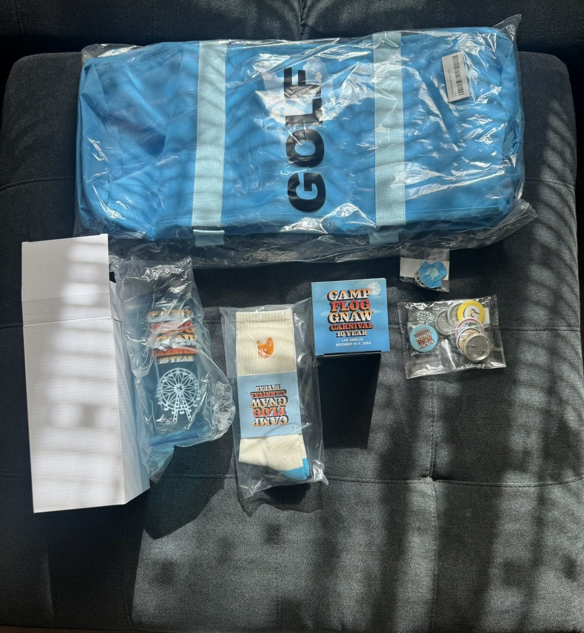 Golf Wang × Golf le Fleur × Tyler The Creator CAMP FLOG GNAW VIP MERCH ...