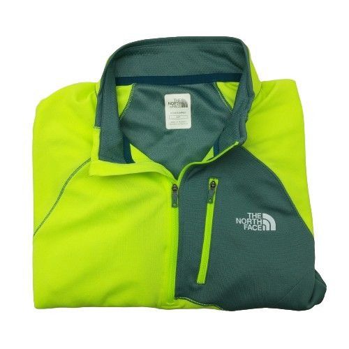 The North Face The North Face TNF Mens S Neon Green Impulse FlashDry ...