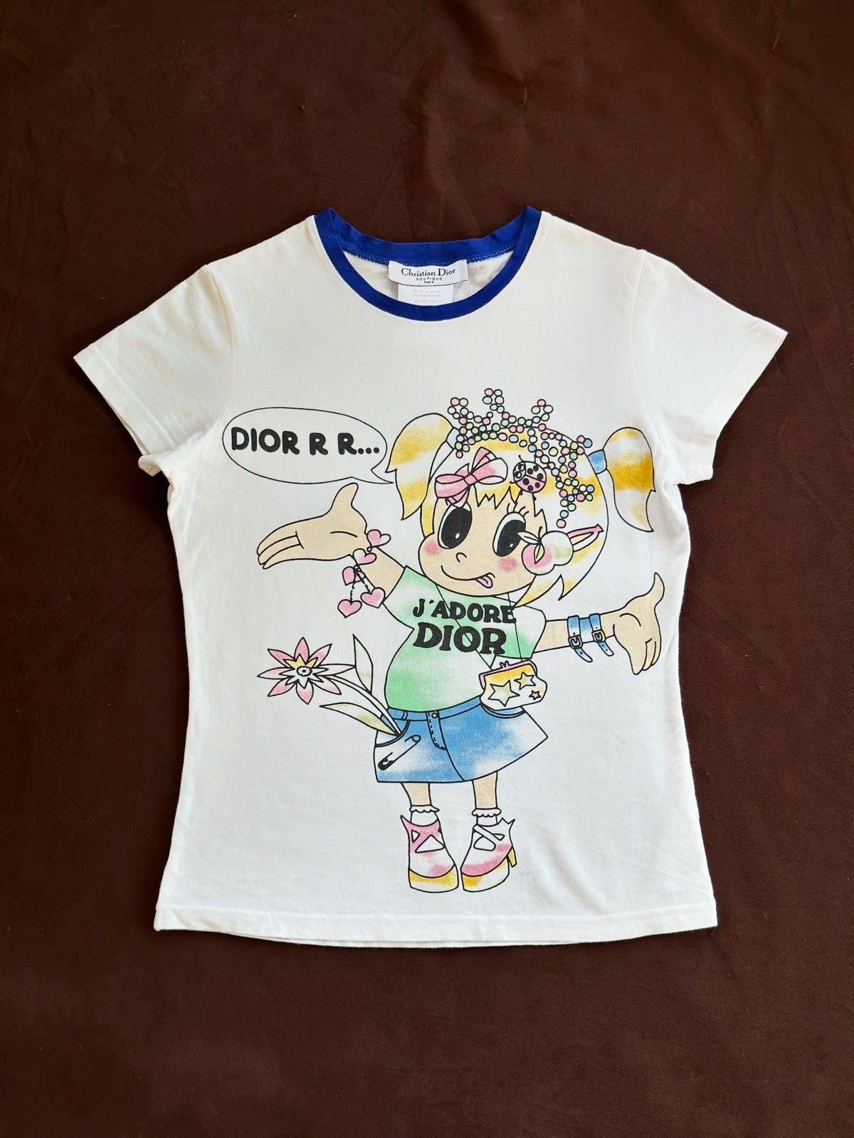 Dior Christian Dior “Cartoon Girl” top | Grailed