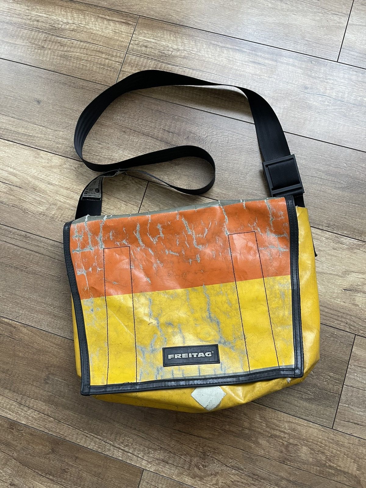 Designer × Freitag × Vintage Freitag Recycling Crossbody Bag Big Size ...