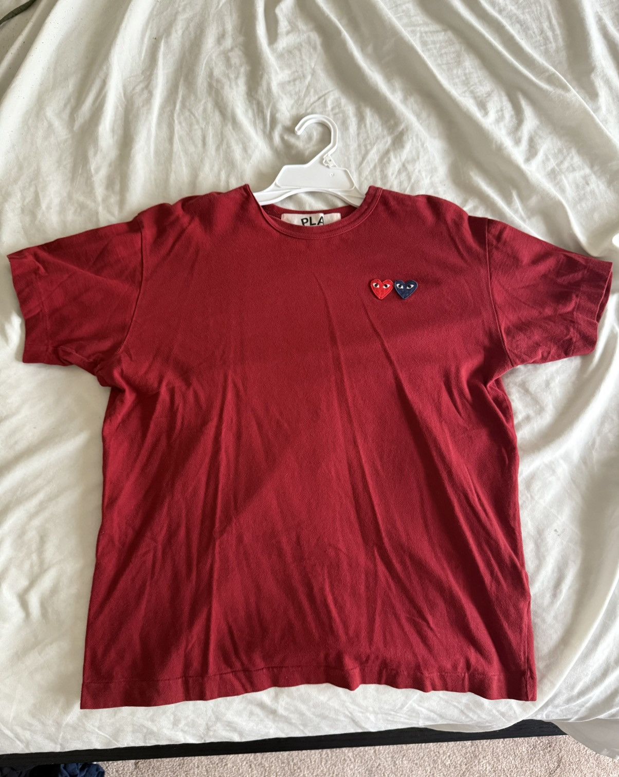 Comme des Garcons Commes Des Garçons Double Heart T-shirt | Grailed