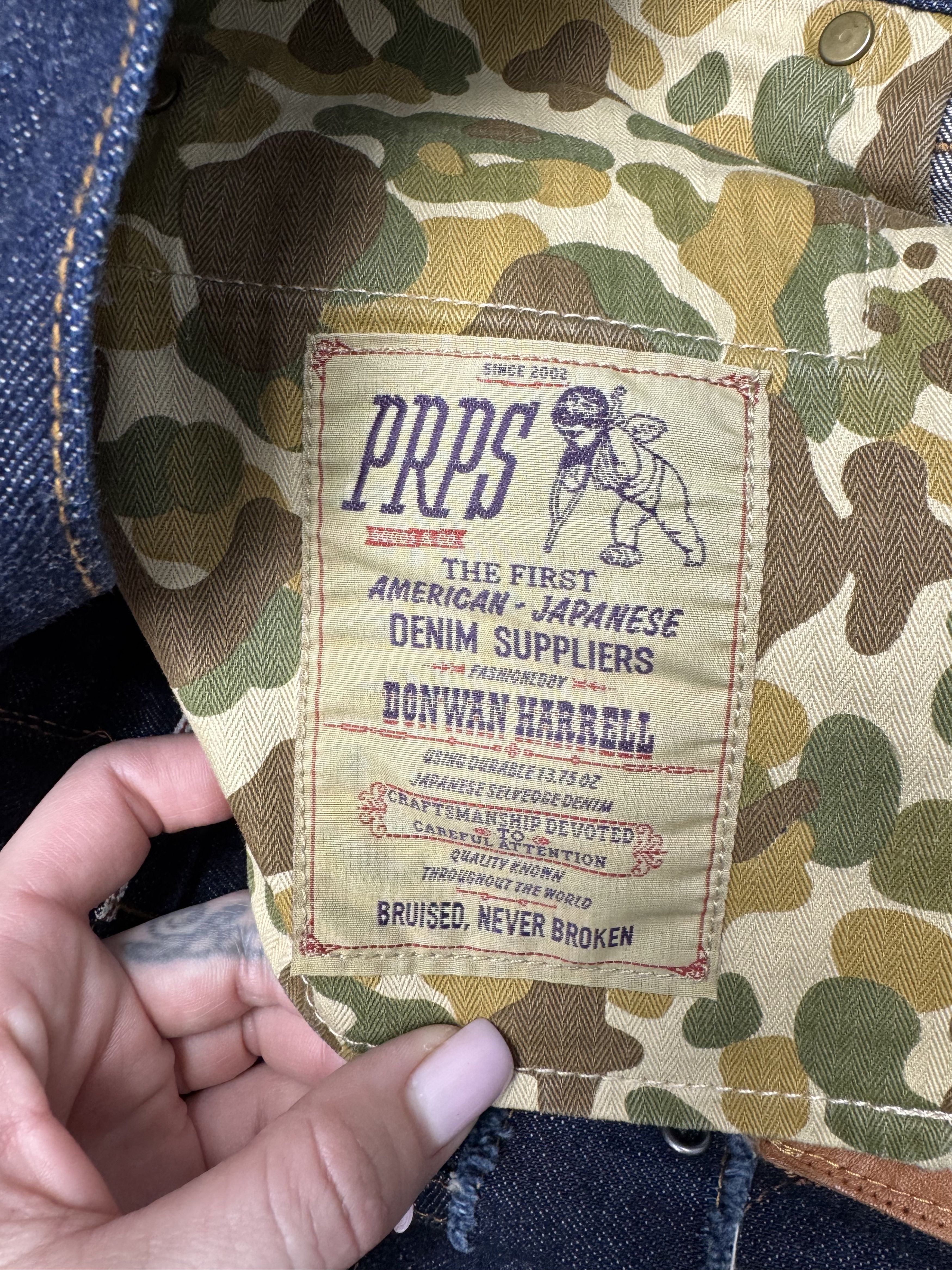 Prps PRPS Mens Japanese Salvage Denim Pants Jeans | Grailed