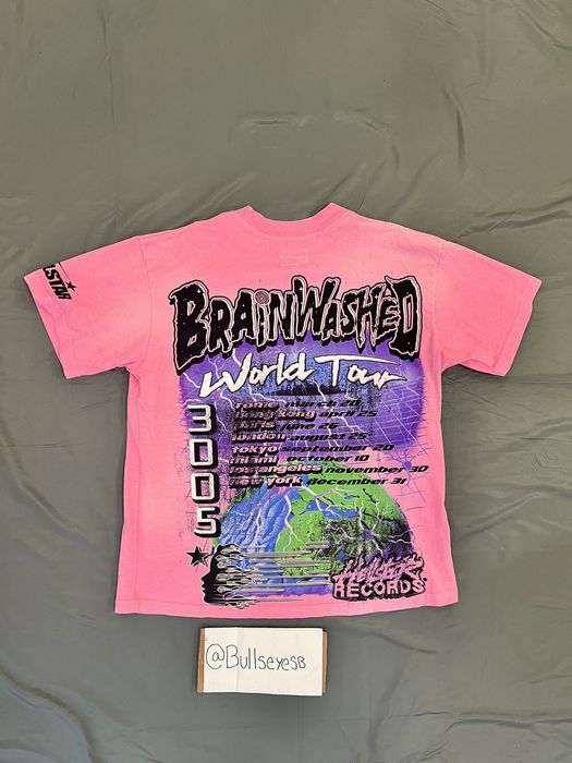 HELLSTAR Hellstar Studio BrainWashed World Tour T-Shirt | Grailed