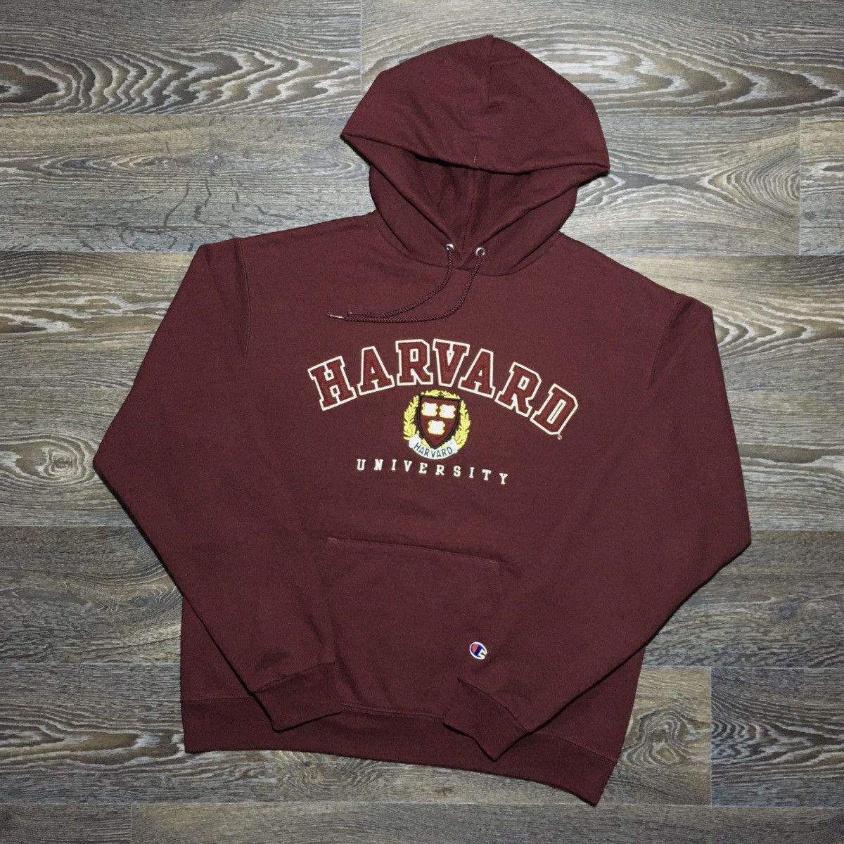 Champion × Streetwear Champion Harvard University Logo Embroidery ...