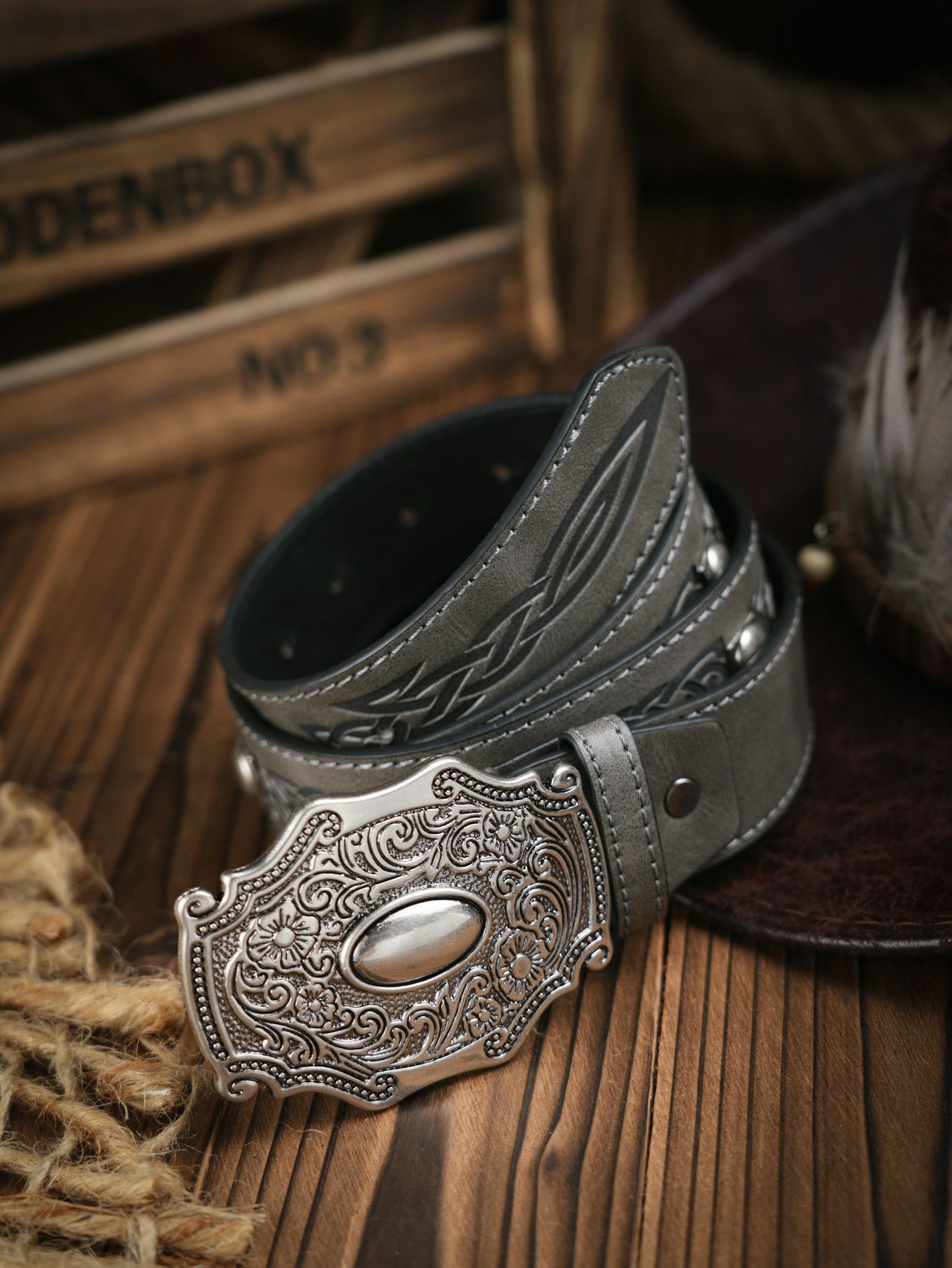 Designer 120cm Natural Root Branches Motive Belt | Grailed