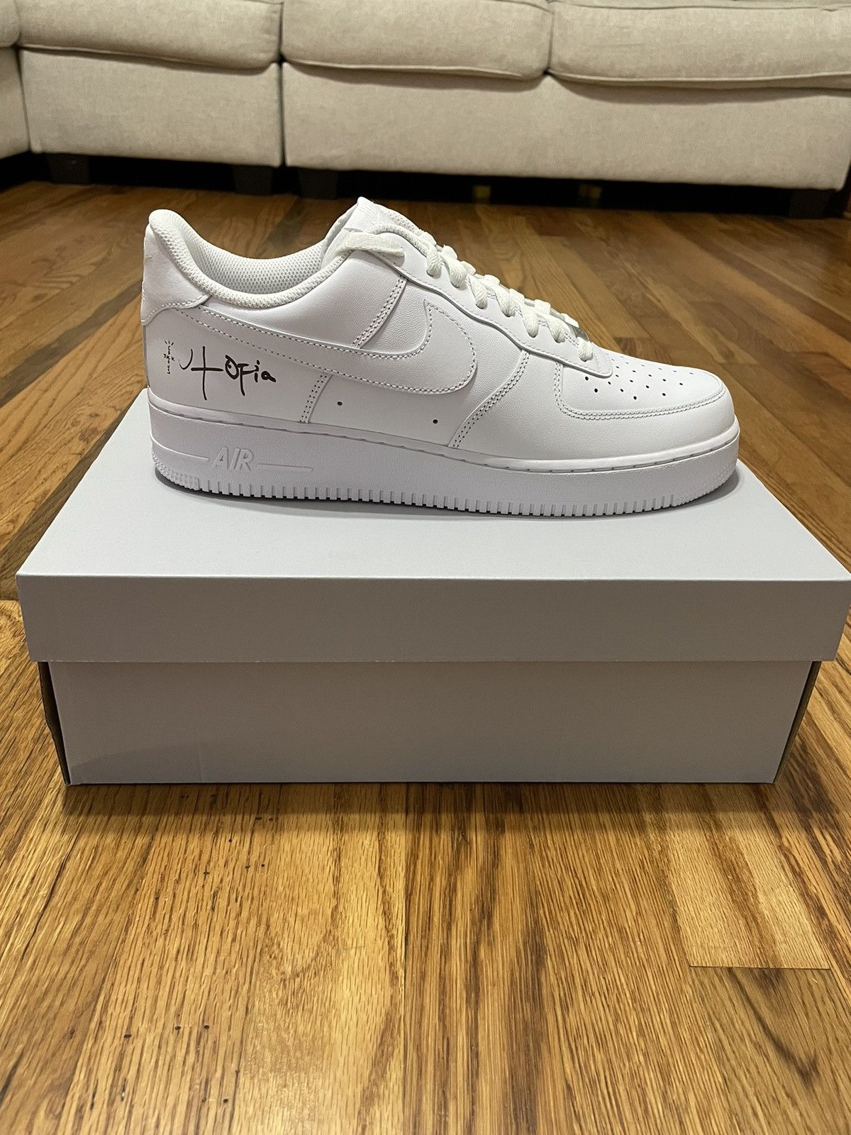 Nike × Travis Scott Nike x Travis Scott Air Force One “Utopia” | Grailed