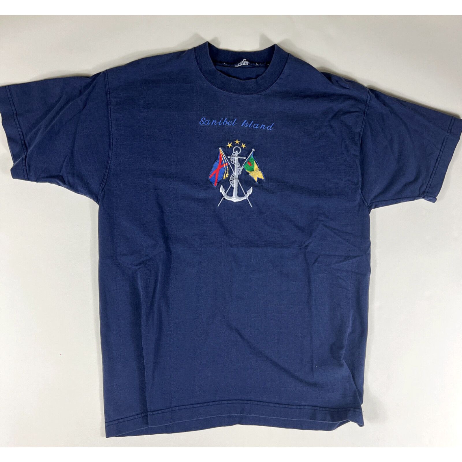 Vintage Vintage Sanibel Island Shirt L Anchor | Grailed