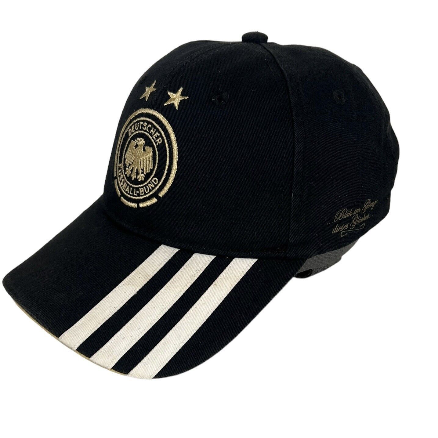 Adidas Adidas Germany Soccer Cap Hat Deutscher Fussball-Bund Strap ...