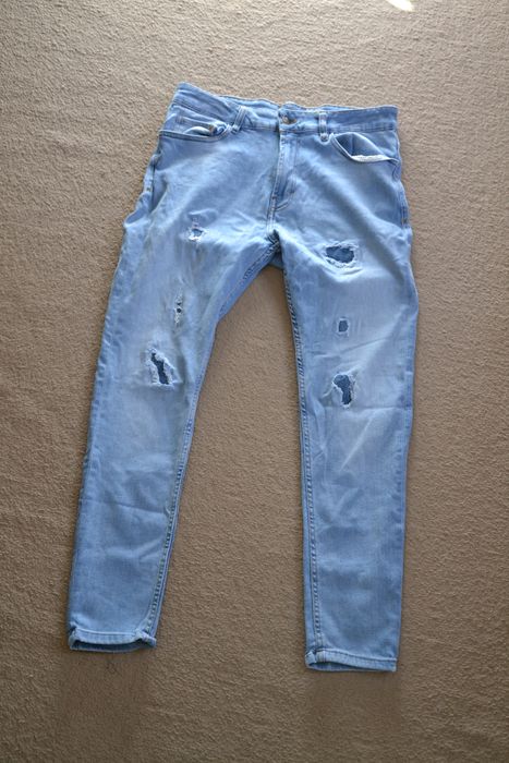 Streetwear Y2k Stretchy Ripped Skinny Jeans | Grailed