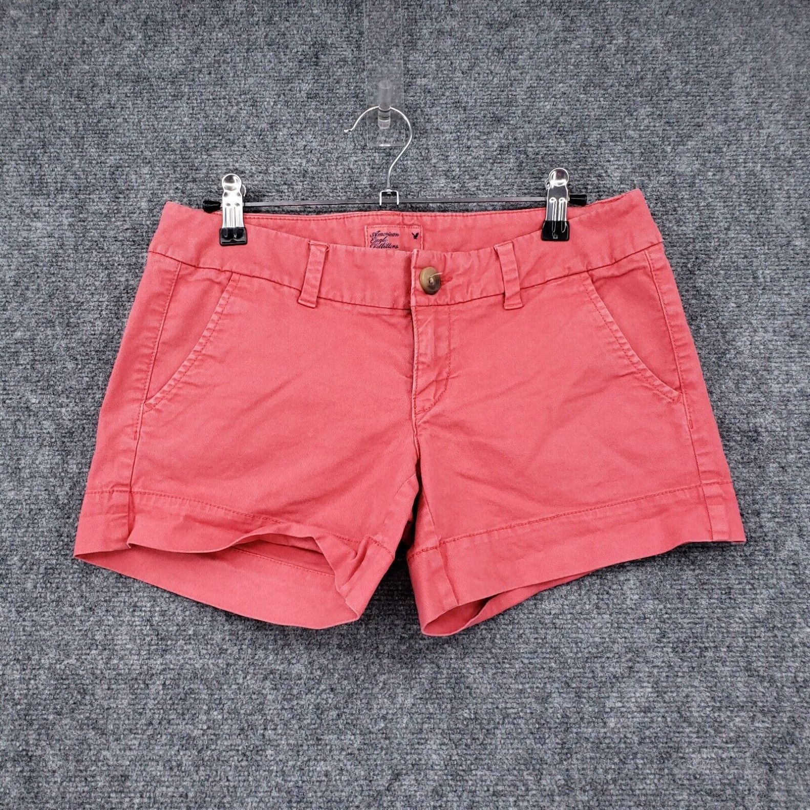 American Eagle Outfitters American Eagle Shorts Womens 2 Red Stretch ...