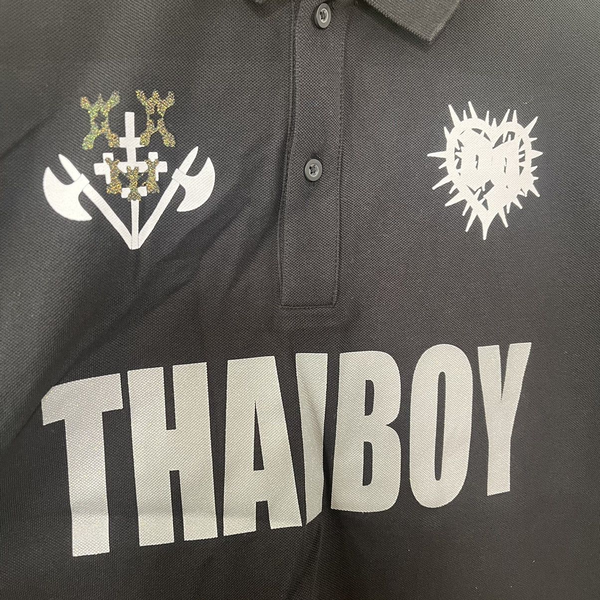 Drain Gang Thaiboy digital back 2 life polo shirt medium | Grailed