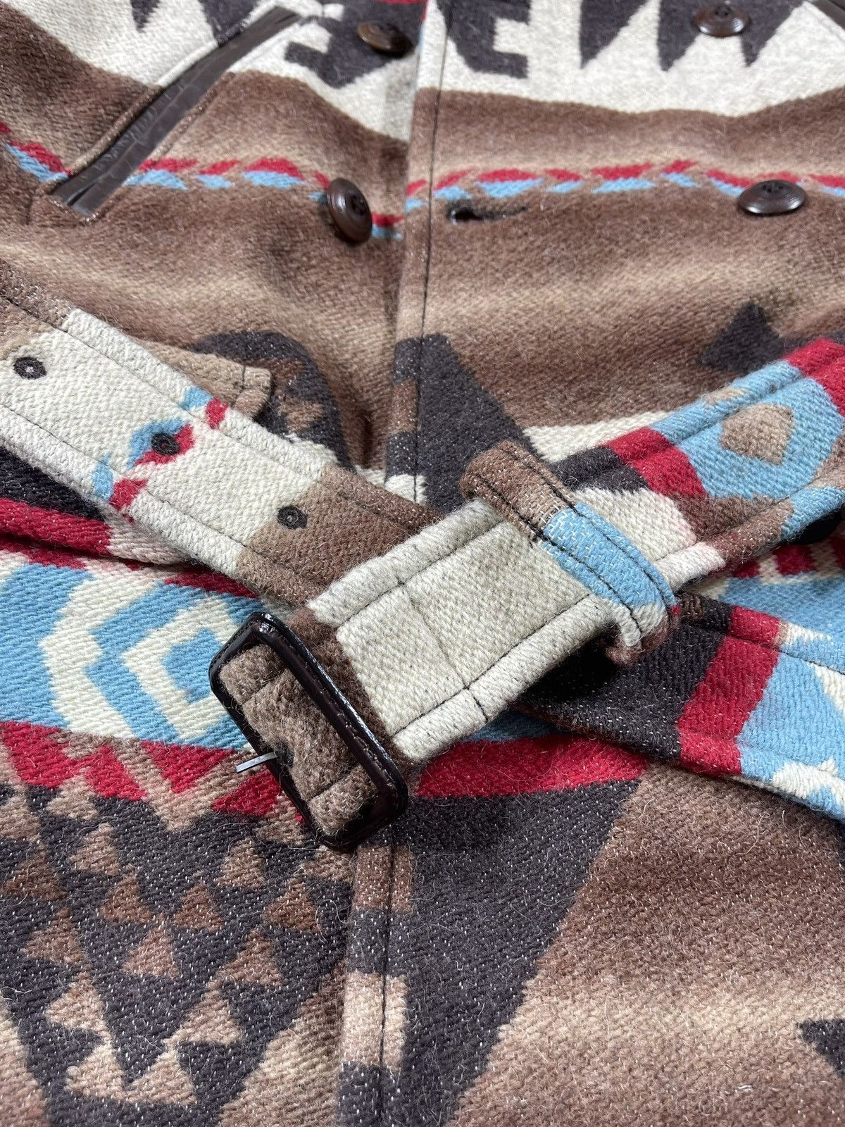 Ralph Lauren Polo Ralph Lauren Southwestern Aztec Wool Ranch Coat Small ...