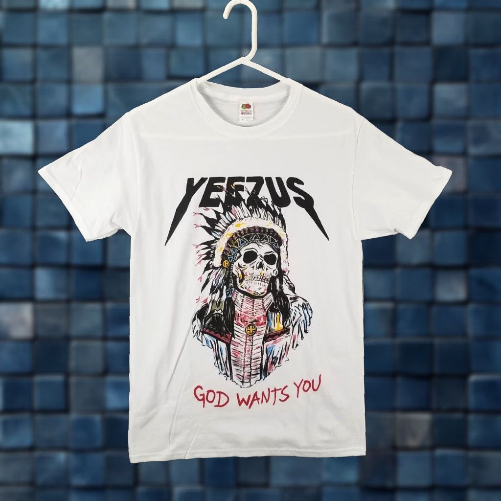 Vintage Kanye West Mens Small Shirt God Wants You Yeezus Tour | Grailed