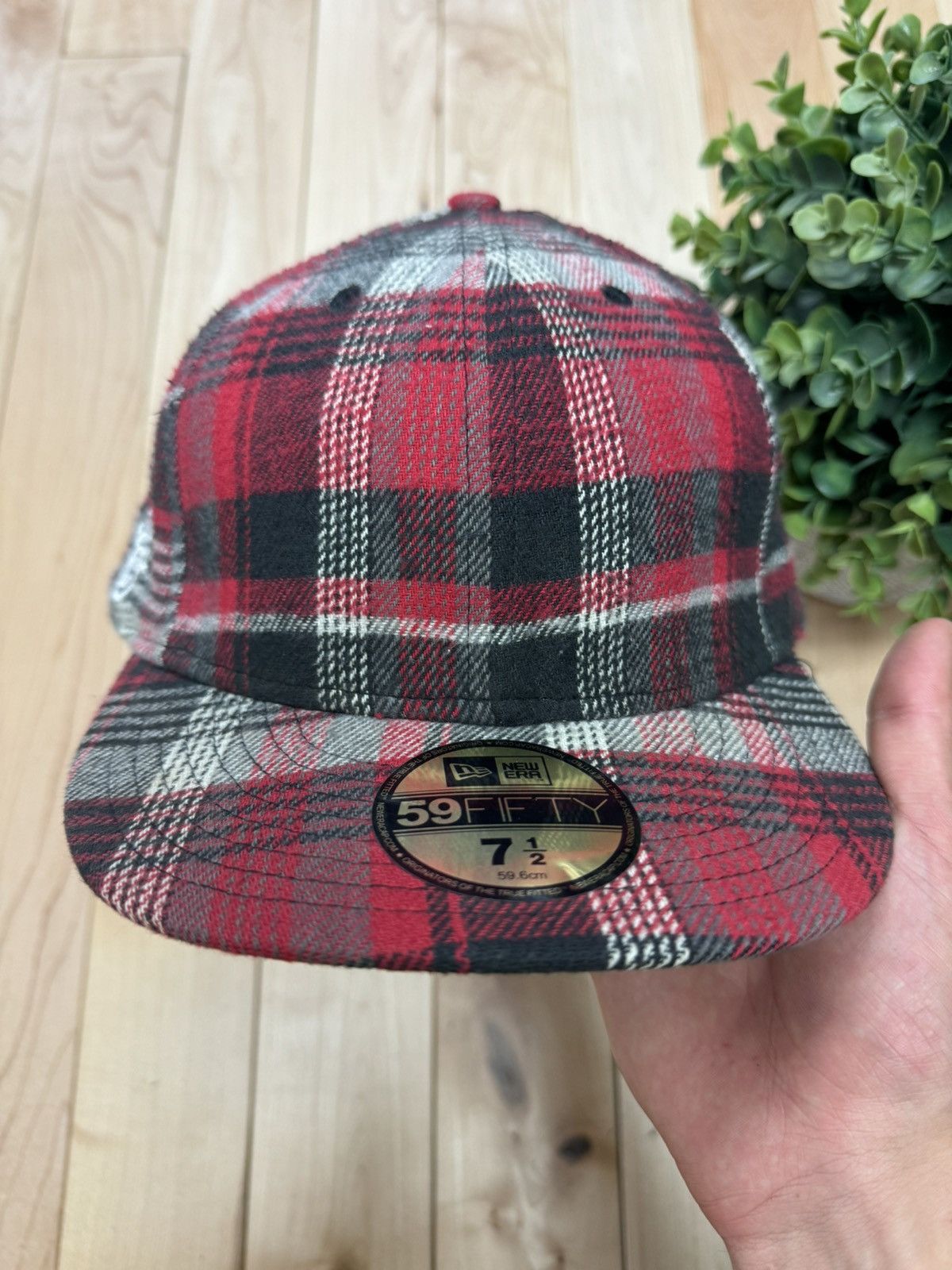 Stussy 2000s Stussy x New Era Plaid Wool Fitted Hat | Grailed