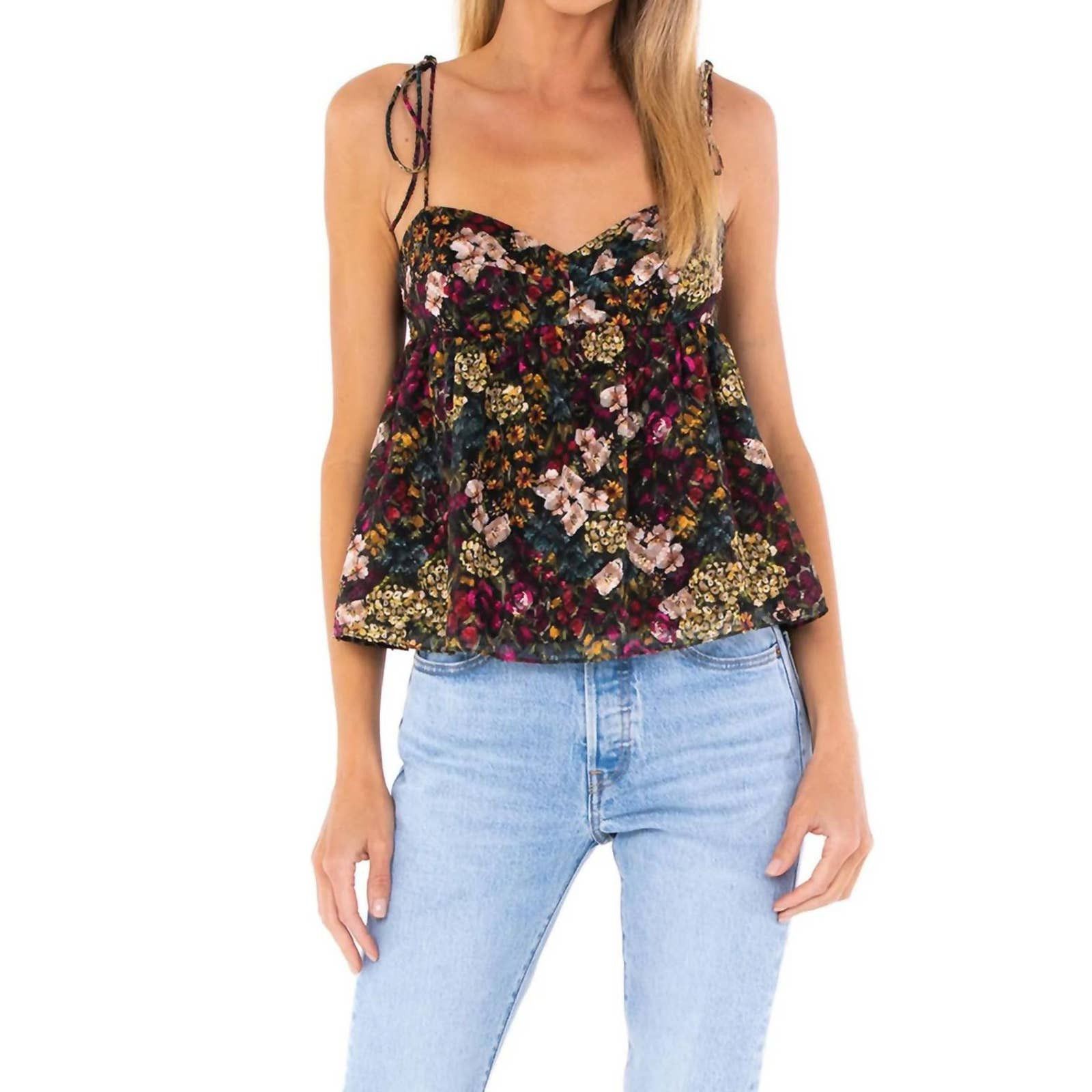 Amanda Uprichard AMANDA UPRICHARD Cece Top In Floret | Grailed