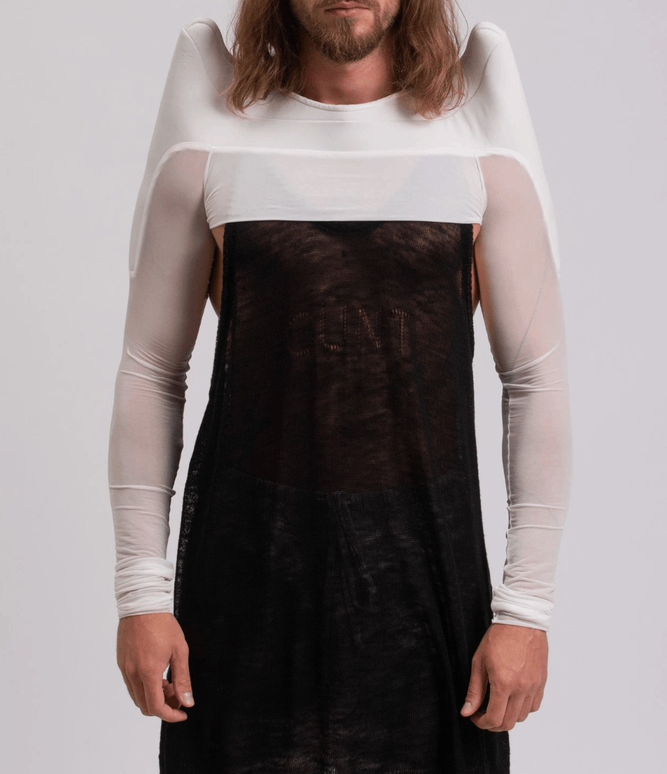 Rick Owens RICK OWENS EDFU Cropped Strobe Bolero Tec Top | Grailed