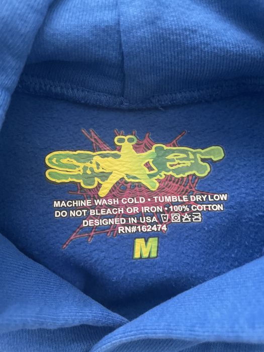 Spider Worldwide Spider hoodie tc blue | Grailed