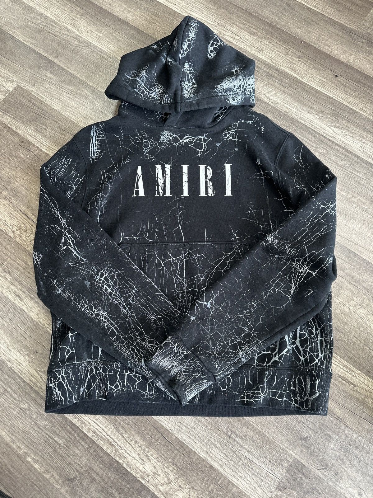 Amiri Amiri cracked hoodie | Grailed