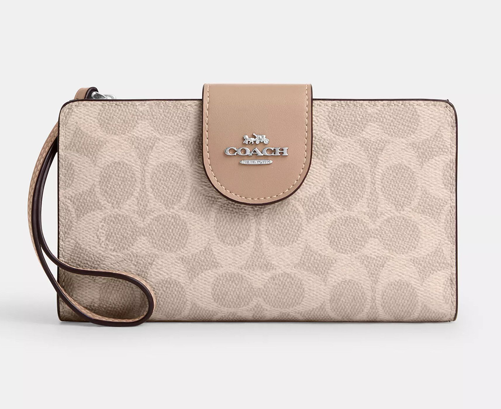 Coach Phone Wallet In Signature Canvas CW780 | Grailed