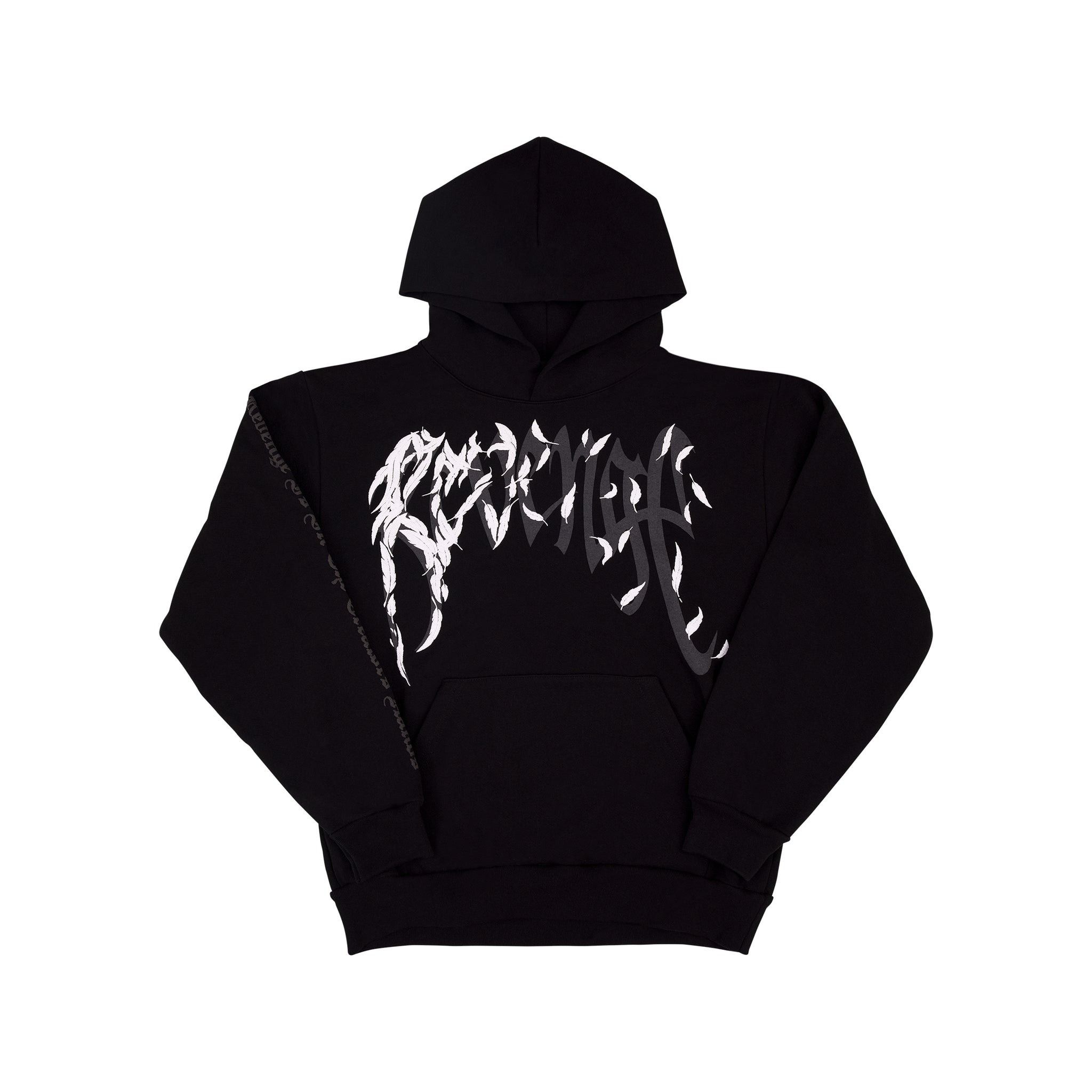 Revenge Revenge Juice Wrld 999 Dove Black Hoodie Brand New | Grailed