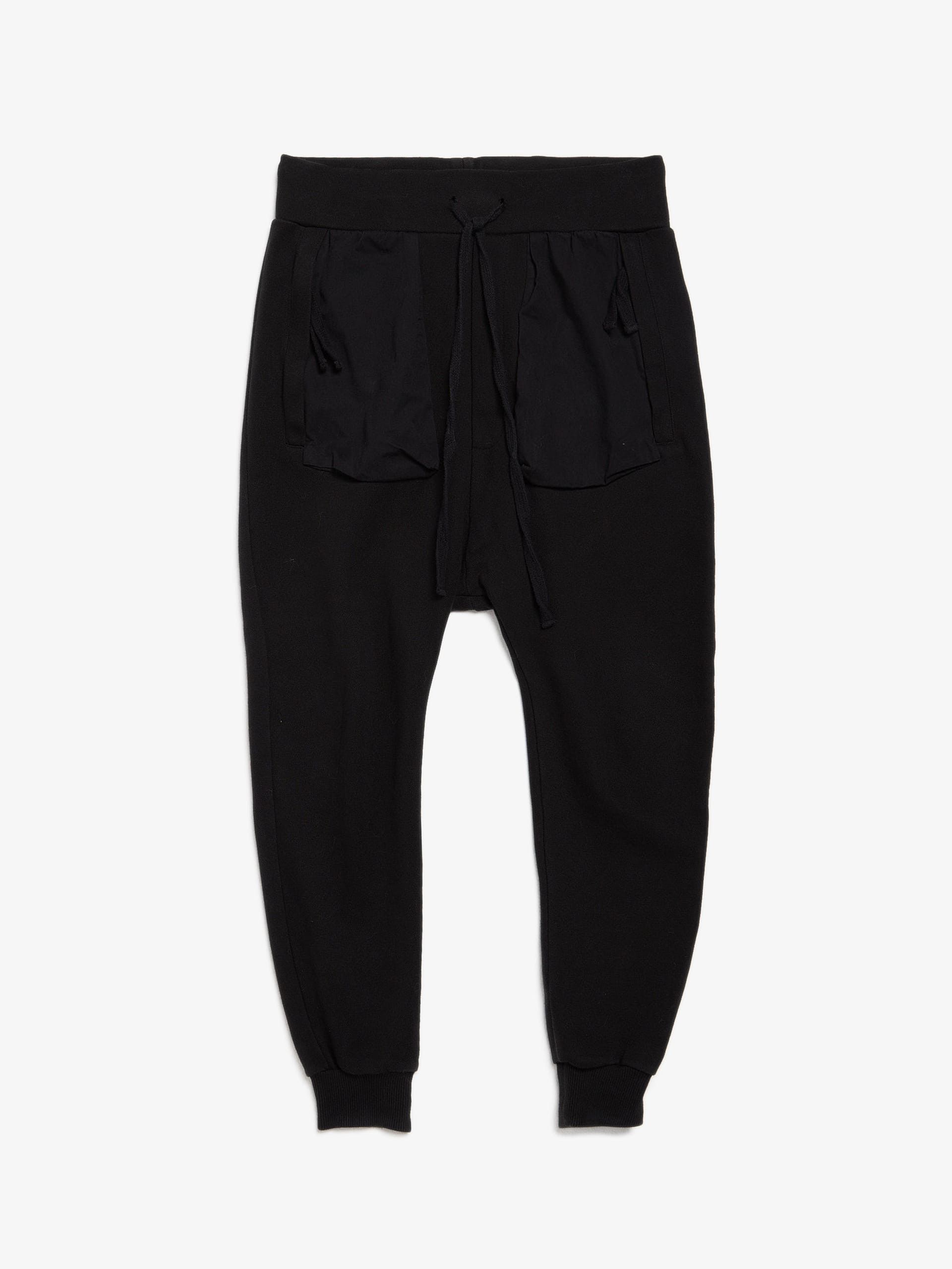 Thom Krom Black Massive Pocket Detailed Cotton Blend Sweatpants | Grailed