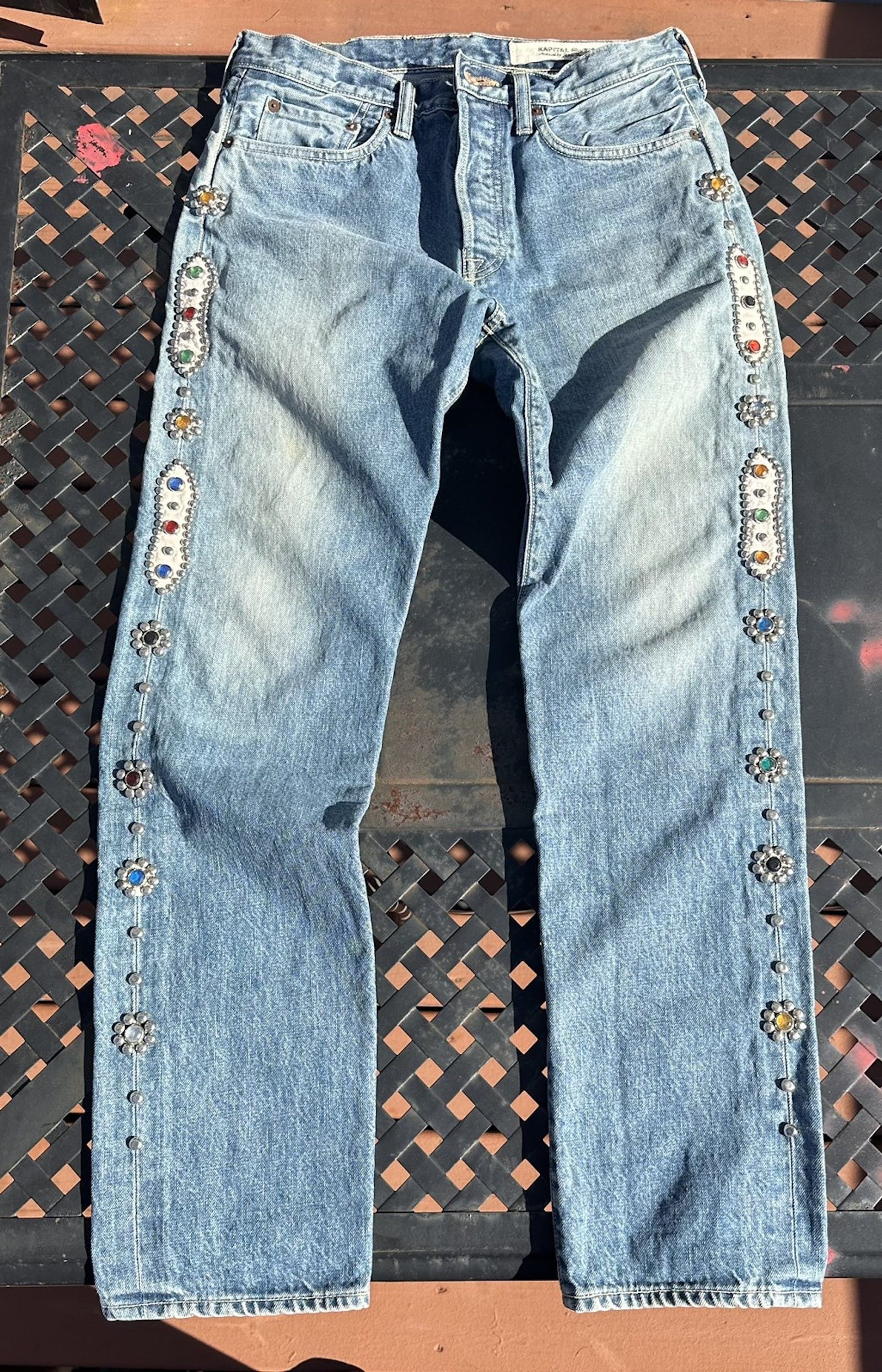 Kapital Kapital Jewel Studded Denim | Grailed