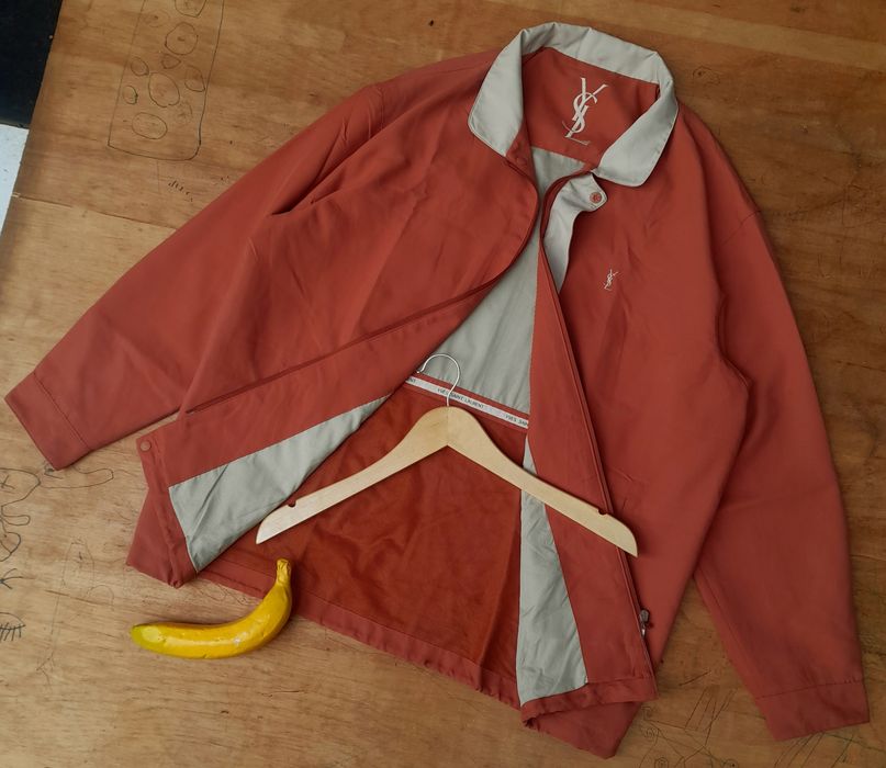 Vintage 💥orange color💥 yves Saint laurent jacket x ysl jacket | Grailed
