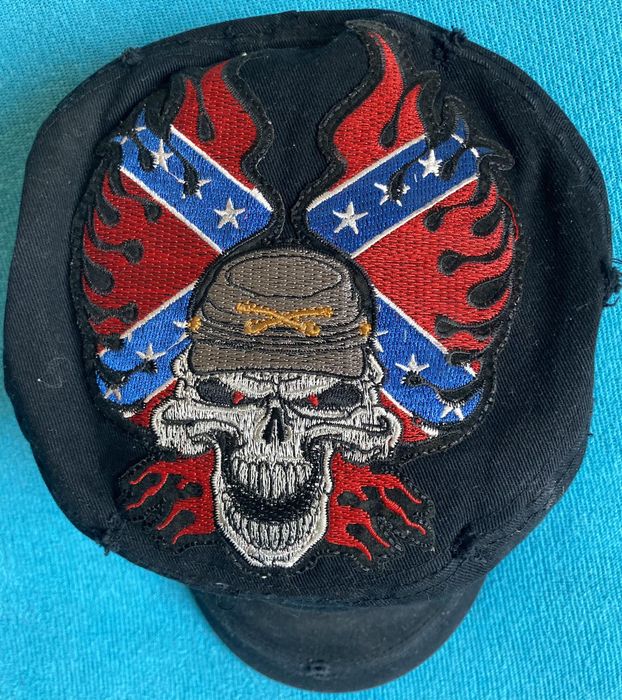 Made In Usa Confederate skull vintage cap, size. Universal | Grailed