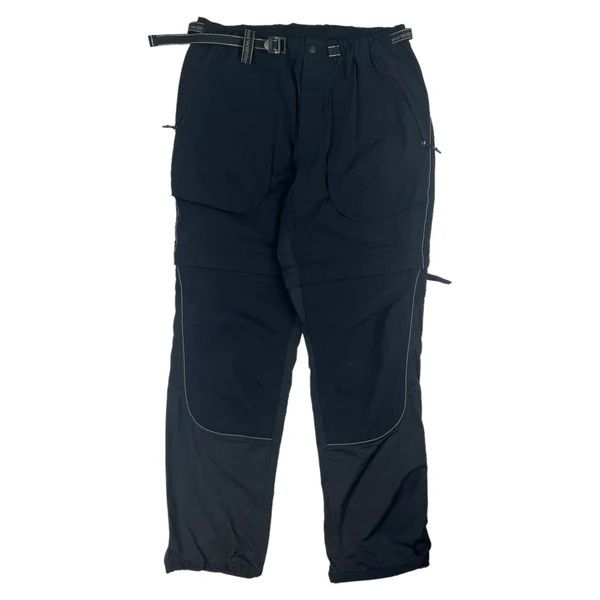 And Wander AND WANDER BLACK TREK 2WAY CONVERTIBLE PANTS - BLACK PANTS ...
