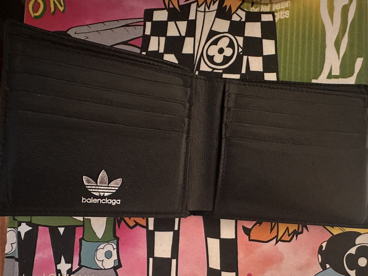 Adidas Balenciaga X Adidas Three Stripe Trifold wallet | Grailed