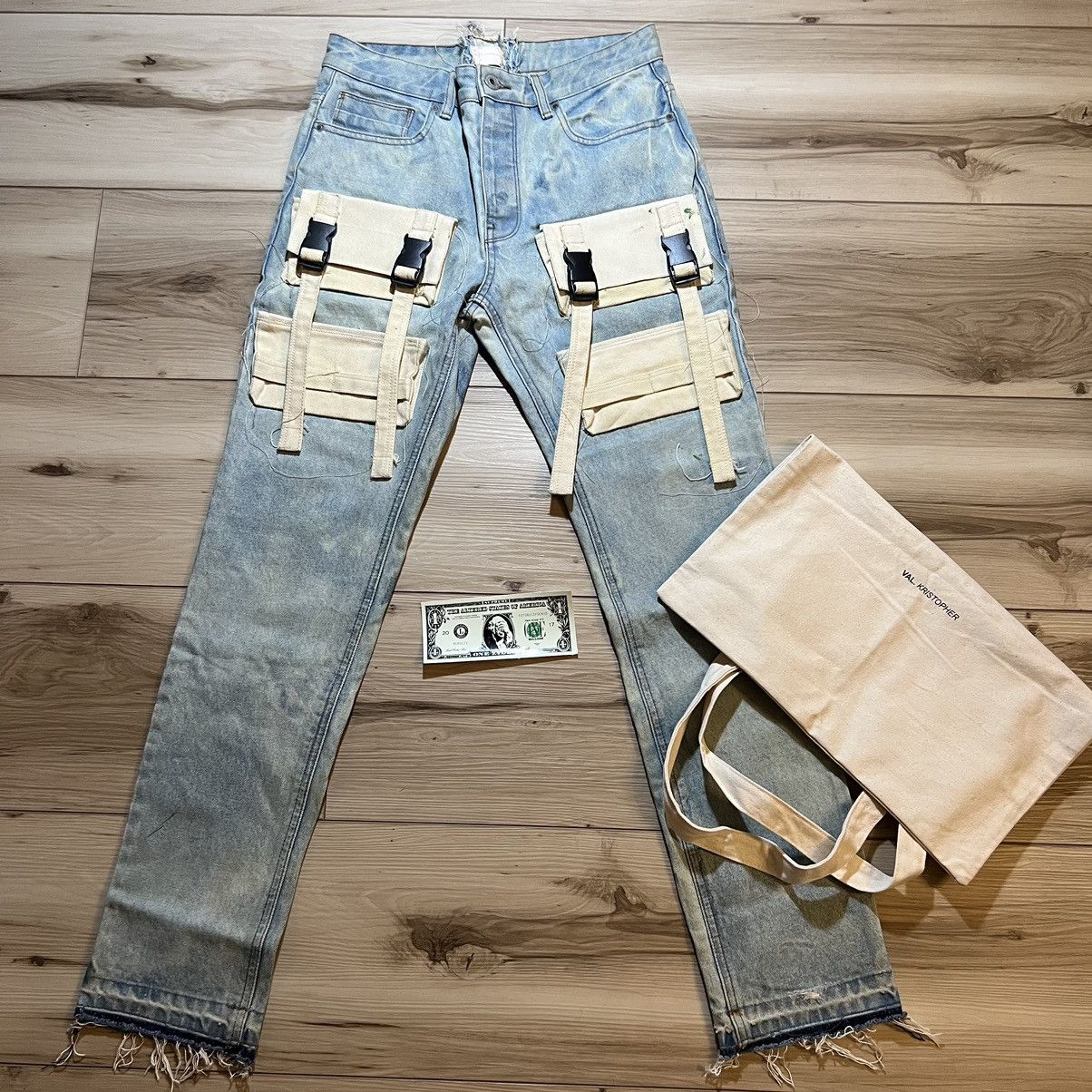 Val Kristopher Val Kristopher Hybrid Cargo Jeans Sample Mens Size 30 ...