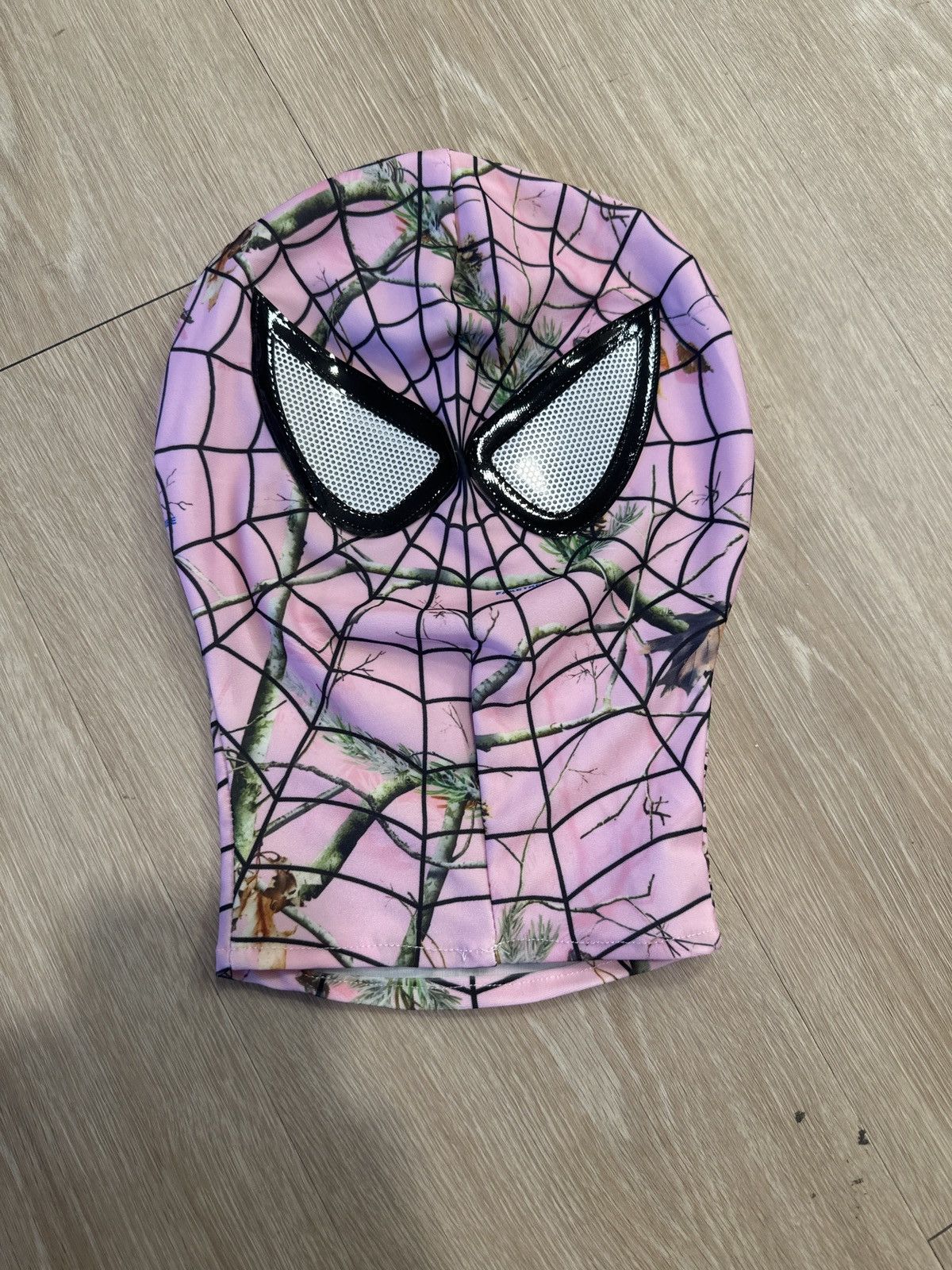Asspizza Asspizza FakeTree Spider-Man mask Pink | Grailed
